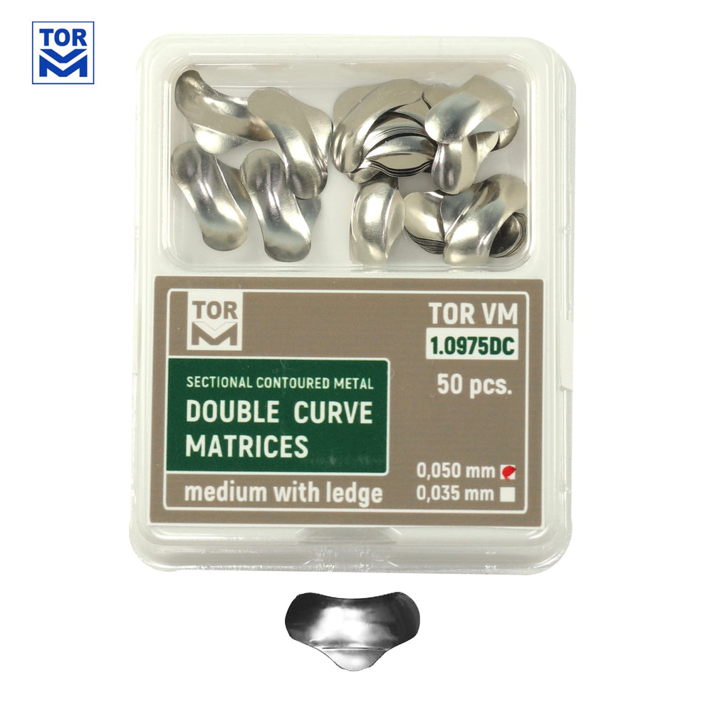 Double Curve Sectional Matrix Bands -Refills (50 pcs) – Incidental